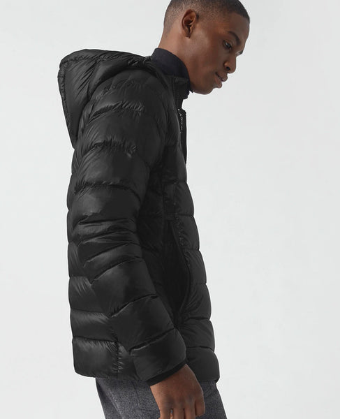 Shop Crofton Down Hoody Black Label Black | Canada Goose | Bricks and Bonds